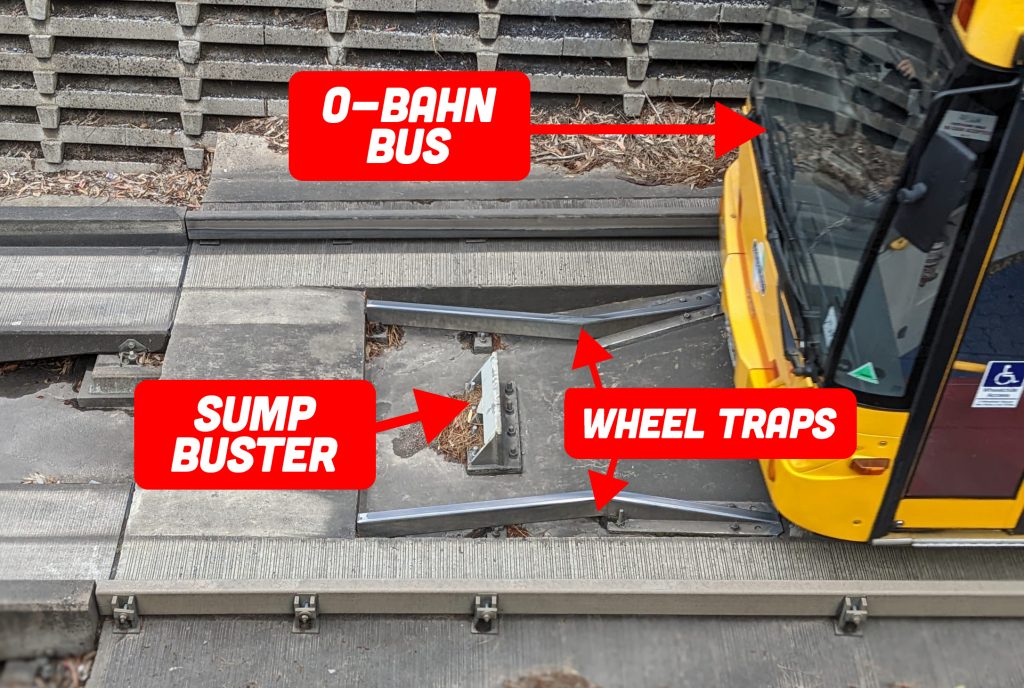 These Australian Buses Run On Tracks, And Cars Keep Getting Stuck On ...