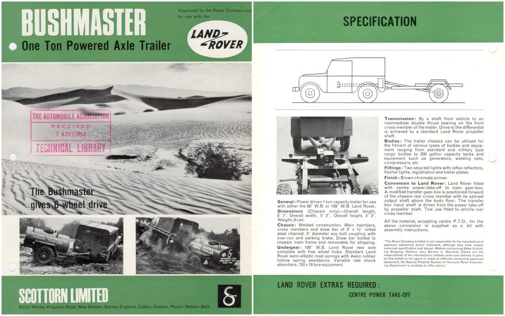 British Engineers Designed A Trailer That Could Tow Itself Over 50 ...