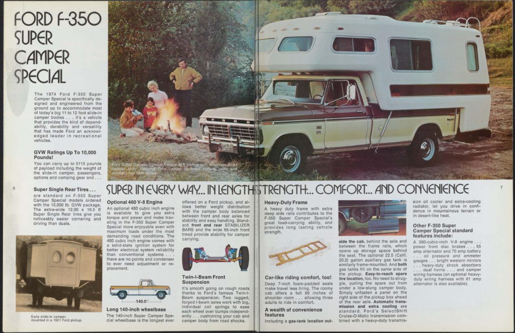 Ford Made A Fiberglass Truck Camper That Was Way Ahead Of Its Time ...