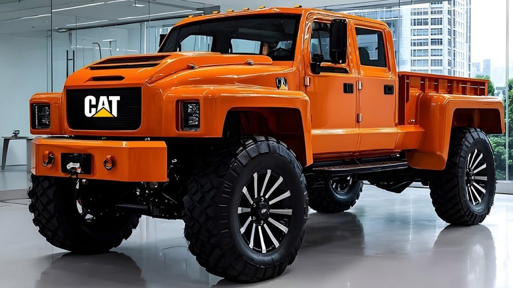 Caterpillar Finally Made A Diesel Pickup Truck, And It's A Weird ...