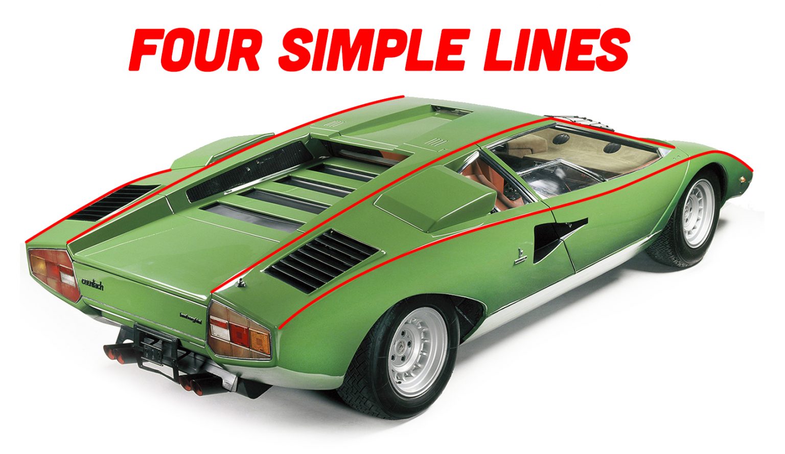 The Original Countach Was Lamborghini’s Greatest Design. Here's How It ...