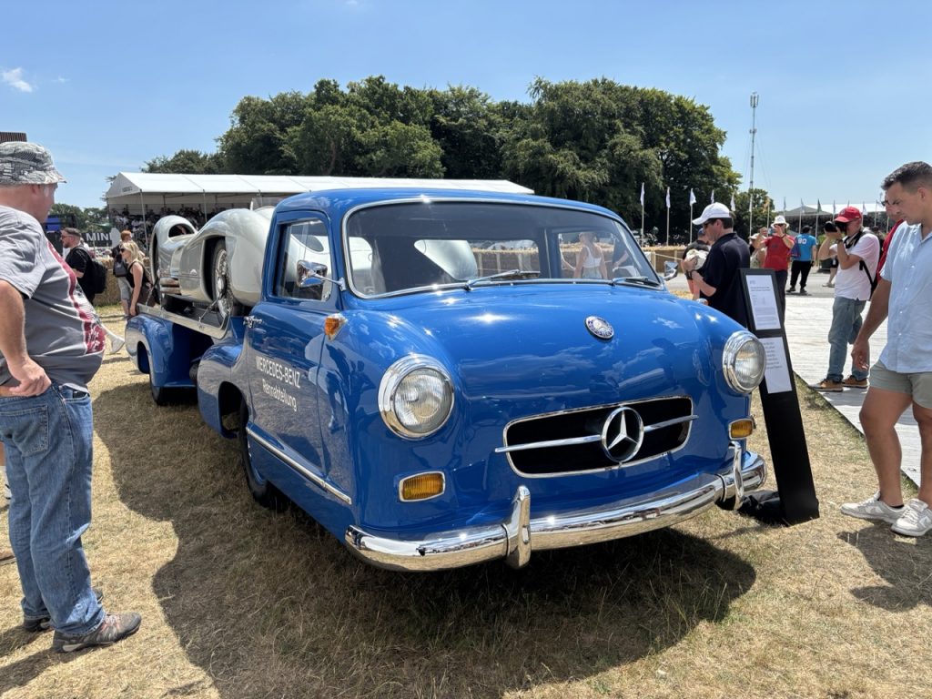 The Famous Mercedes-Benz Blue Wonder Racecar Carrier Is Even Weirder Up ...
