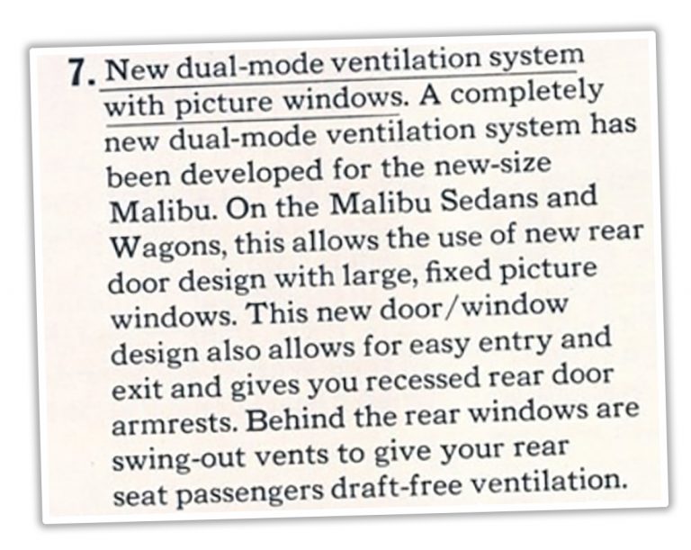 The Way GM Talks About These Awful Windows In Brochures Will Make You ...
