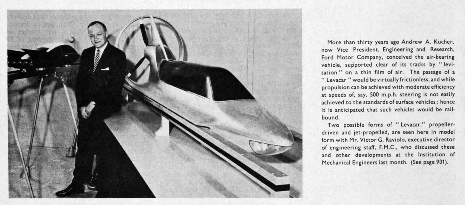 Ford's First Car That Carried The Mach I Name Had No Wheels And Was ...