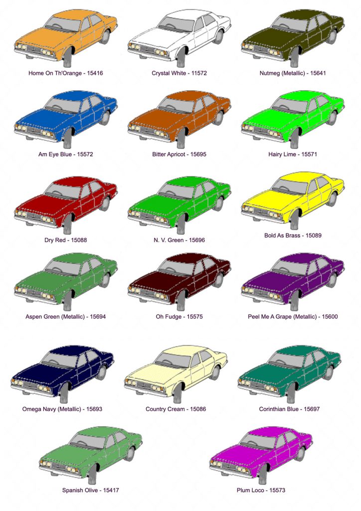 The Australian Leyland P76 Had Some Of The Best Color Names Ever: Cold ...