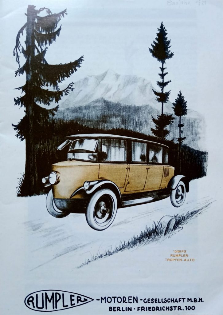 It's Been A Full Century Since You Could Buy A New Rumpler Tropfenwagen ...