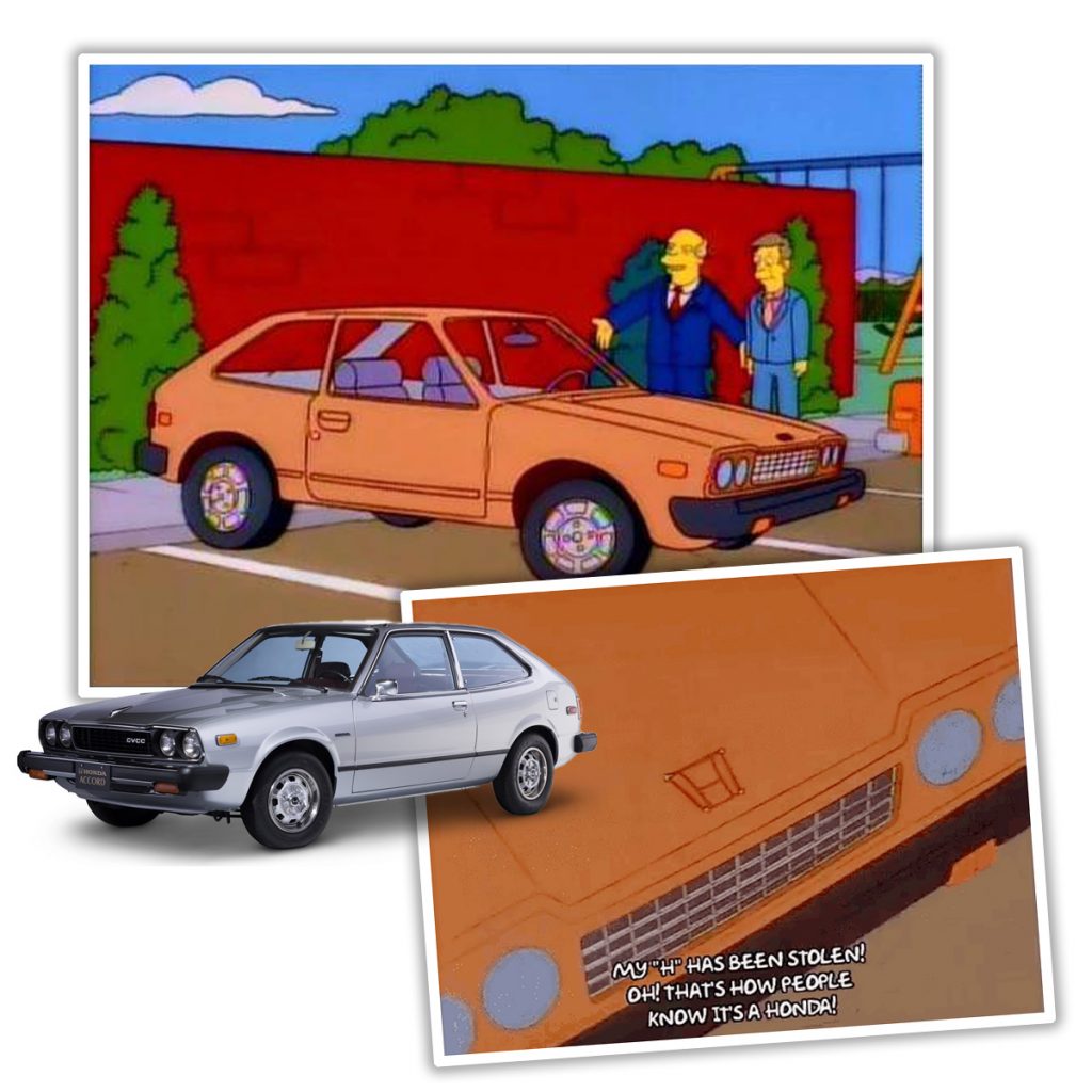 The Time The Simpsons Missed An Opportunity To Show Off Honda's Only ...