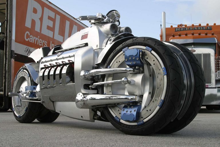 This Crazy Dodge Viper V10-Powered Motorcycle Just Set A Two-Up Speed ...