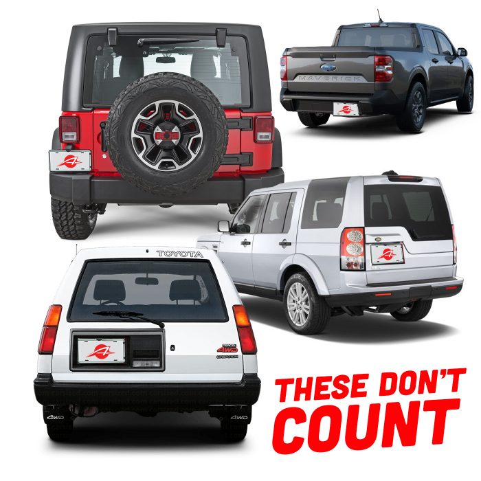 Let's See If We Can Think Of What Cars Had Off-Center Rear License ...