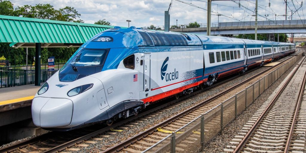 The Fastest Train You Can Ride In America Is This New Iconic 160 MPH ...