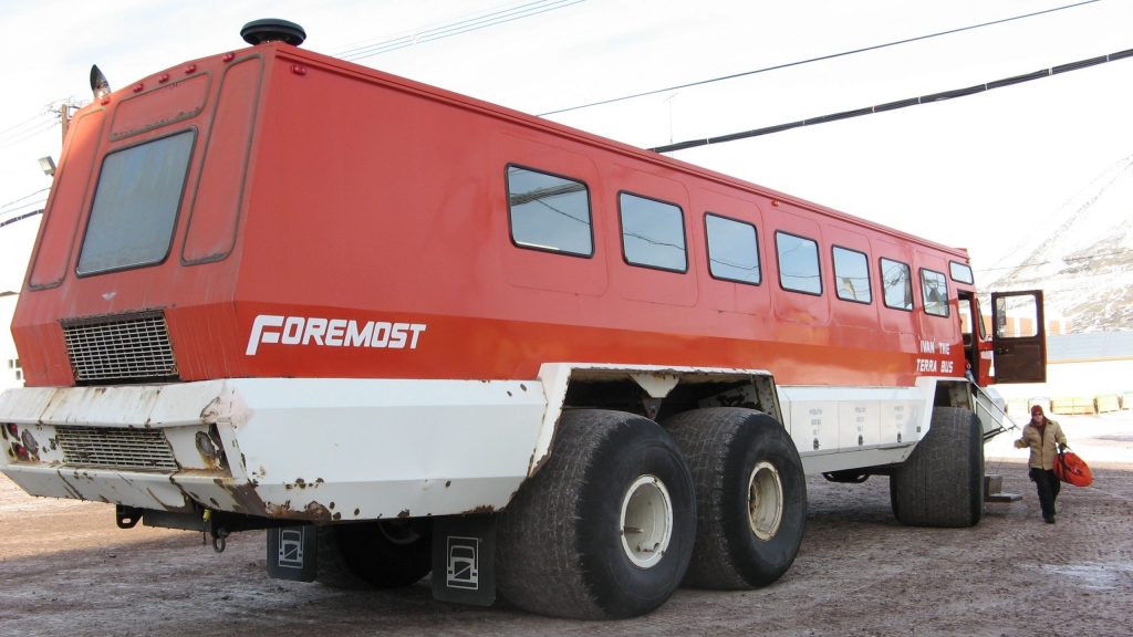 Some Of The Wildest Buses On Earth Have Six-Foot Tires, Six-Wheel Drive ...