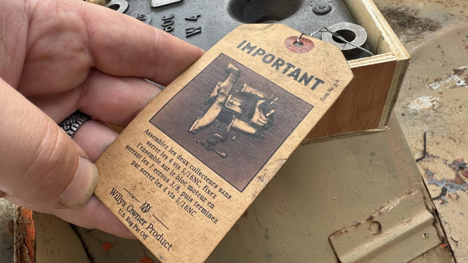 I Just Bought A Brand New WWII Jeep Engine From France And It's ...