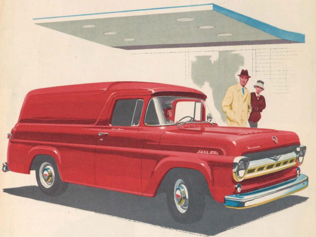 An Engineer Converted This 1957 Ford F-100 Panel Truck Into A Camper ...