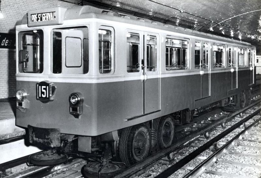 Some Trains Have Rubber Tires Like Giant Buses And The Reason Why Makes ...