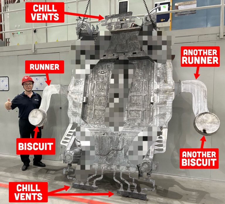 A Chinese Company Just 'Gigacast' An Entire Underbody; Here's Why That ...