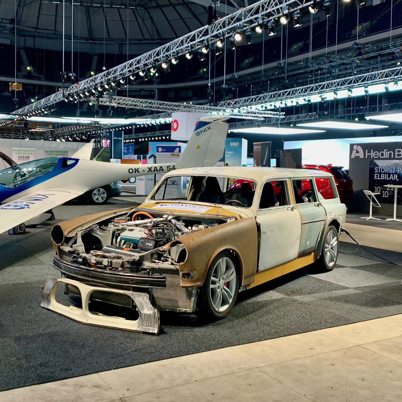 This Volvo Wagon Rat Rod Is Actually A Tesla - The Autopian