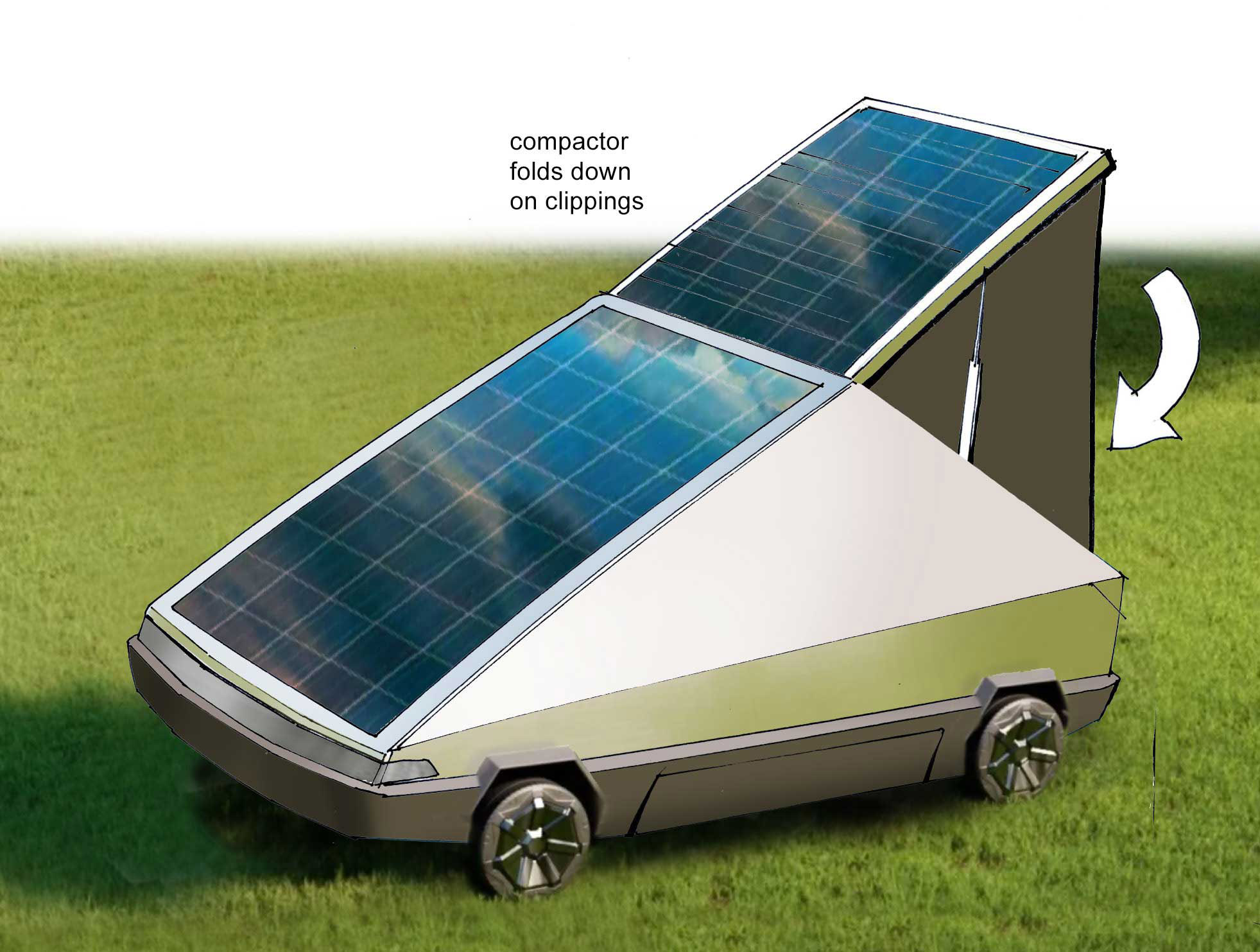 Our Daydreaming Designer Imagines The Tesla Of Ride On Lawn Mowers ...