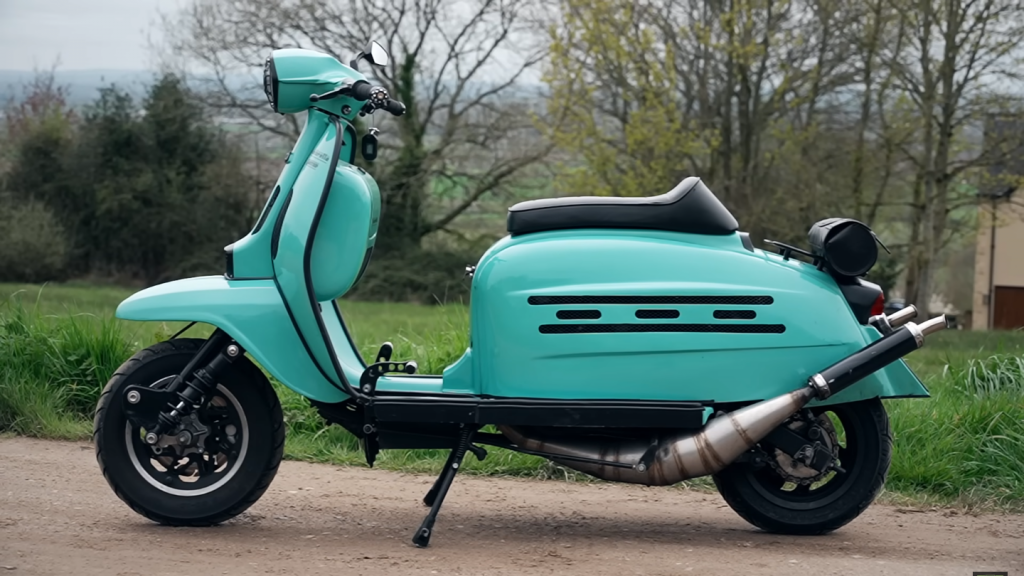 This Yamaha RD350-Powered Lambretta Scooter Goes 130 MPH And Consumes ...