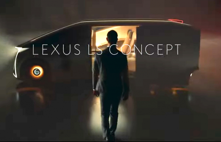 Toyota's Idea Of A New Lexus Flagship Is A Six-Wheeled Minivan Concept ...