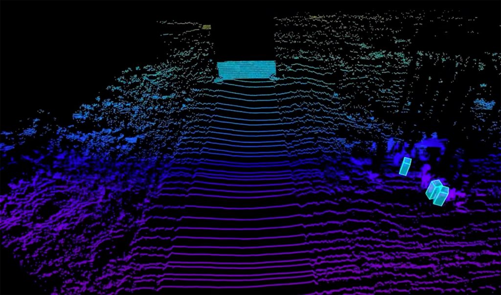 Watch A Tesla And A Lidar-Equipped Car Take The Road-Painted-On-A-Wall ...