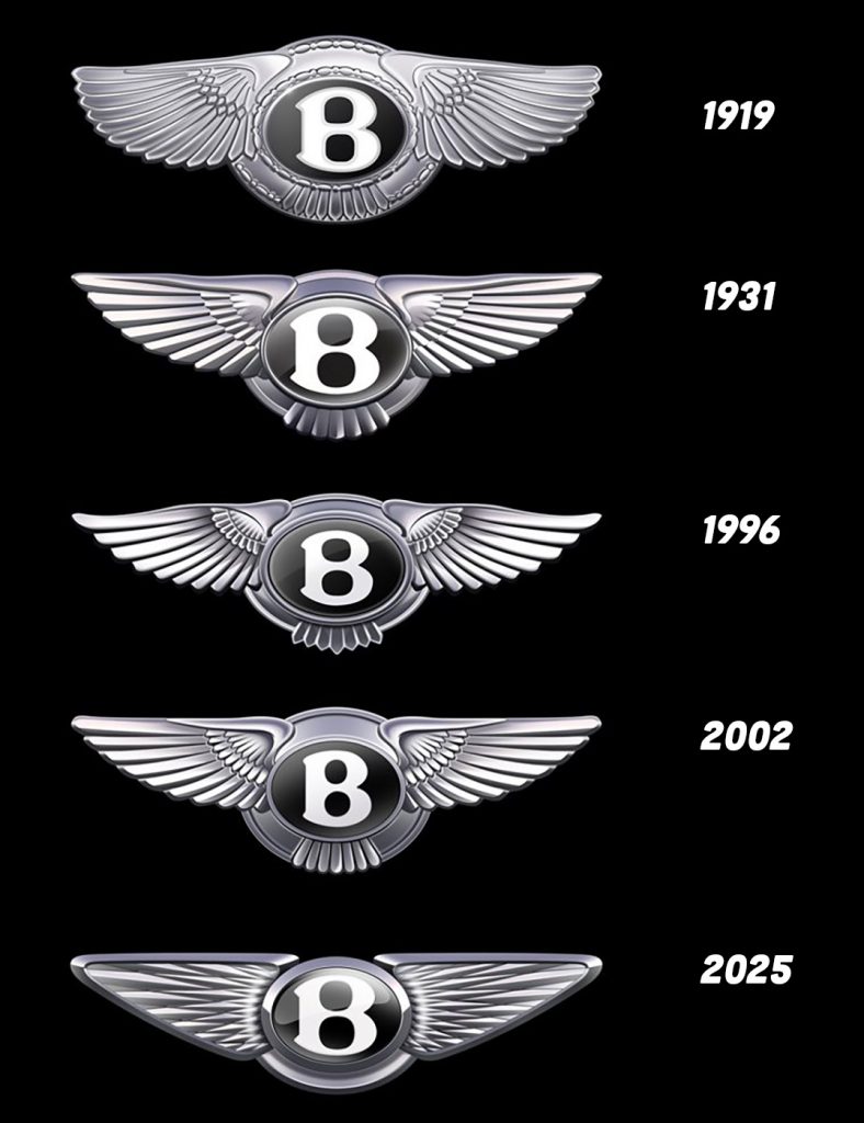 Bentley Shows The Biggest Changes To Their Winged 'B' Logo In Their ...