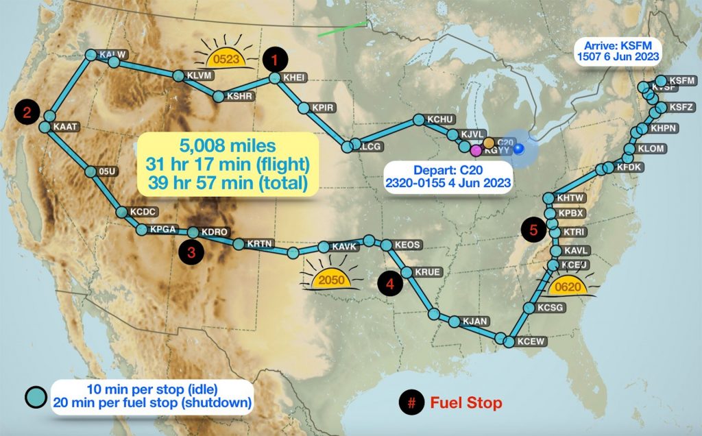 Two Teams Of Inspirational Pilots Managed To Land Planes In 48 States ...