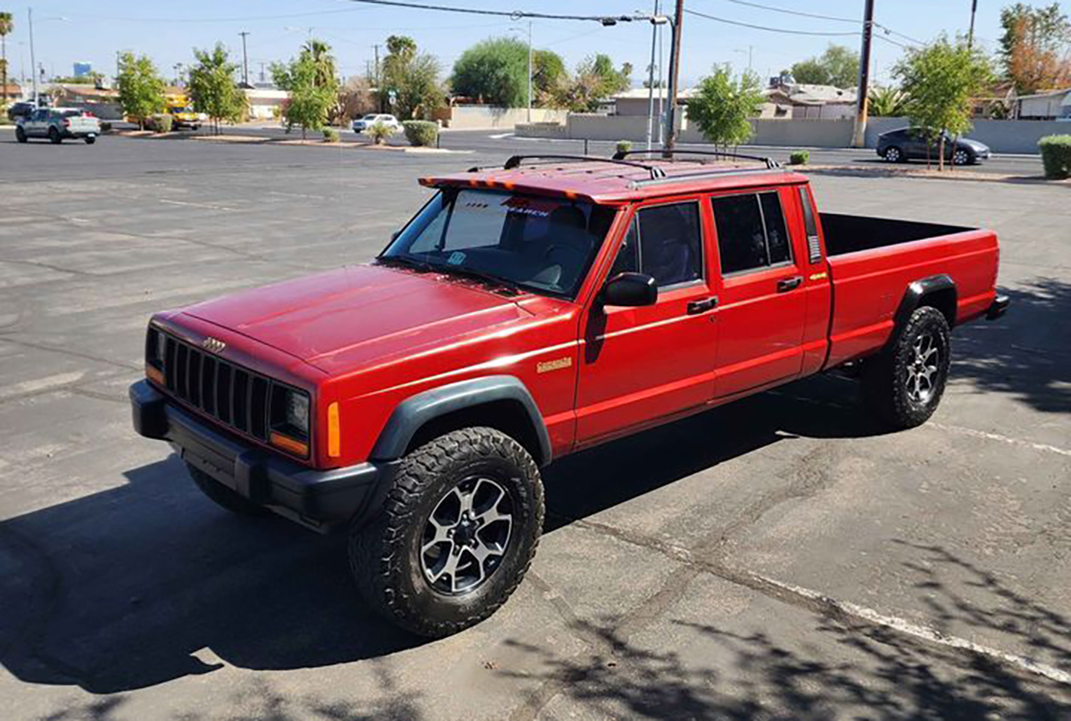 This Glorious $25,000 Jeep 'Crewmanche' Is A Jeep Comanche Welded To A ...