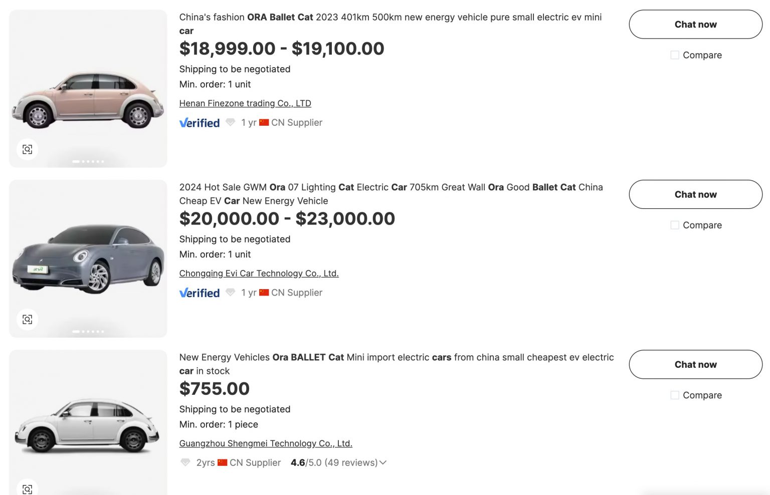 Shocking: The $755 Chinese EV That Looks Like A Glammed-Up VW Beetle Isn't Really $755 - The ...