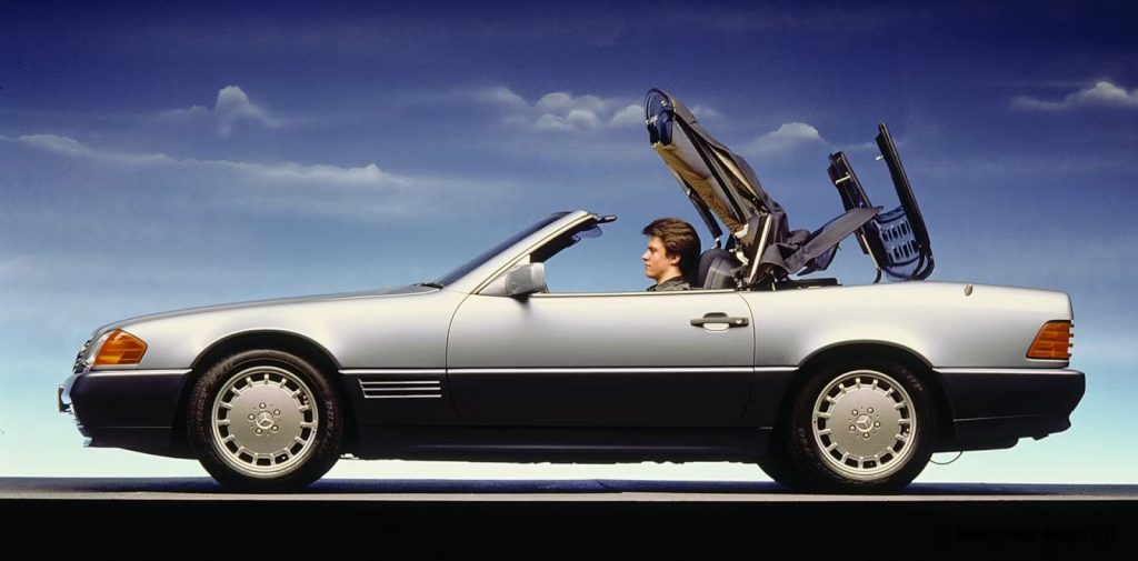 The R129 Mercedes-Benz SL Launched With One Of The Craziest Powered ...