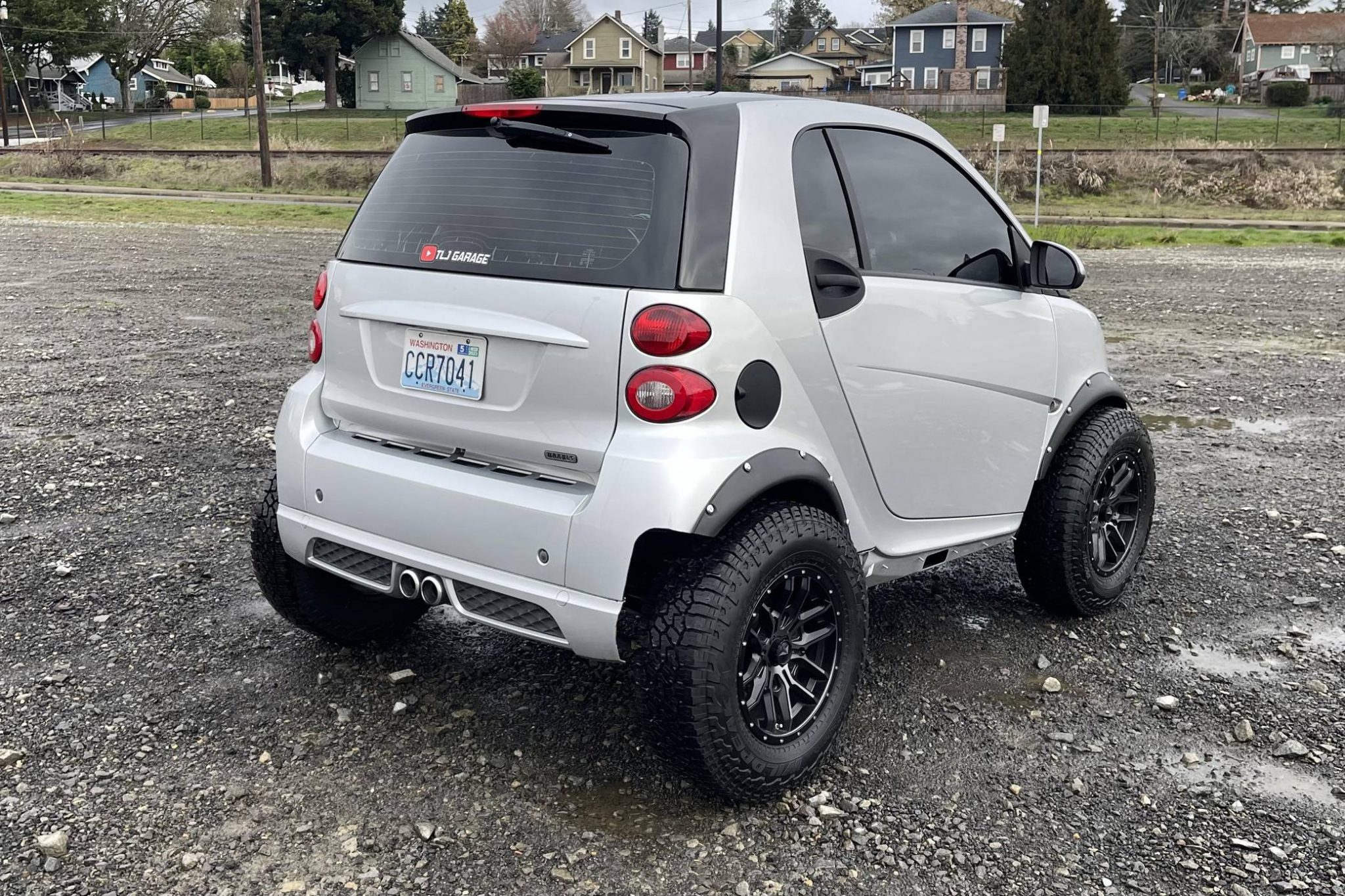 Someone Turned A Rare Lowered Smart Fortwo Brabus Into A Lifted Off ...