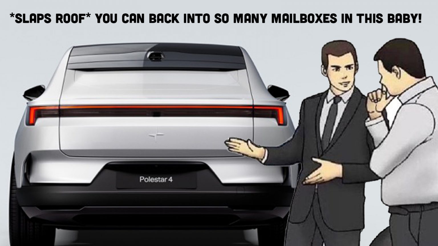 The New Polestar 4 Has 544 All-Electric HP But No Rear Window, Just ...