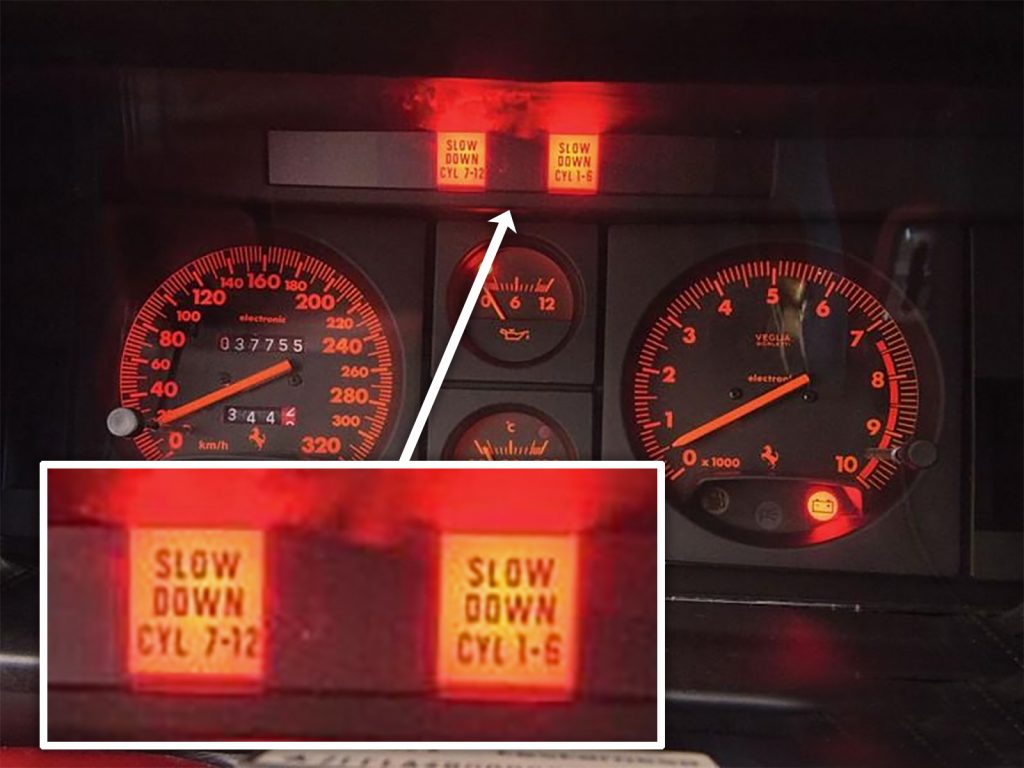 These Ferrari Warning Lights Seem To Demand The Impossible - The Autopian