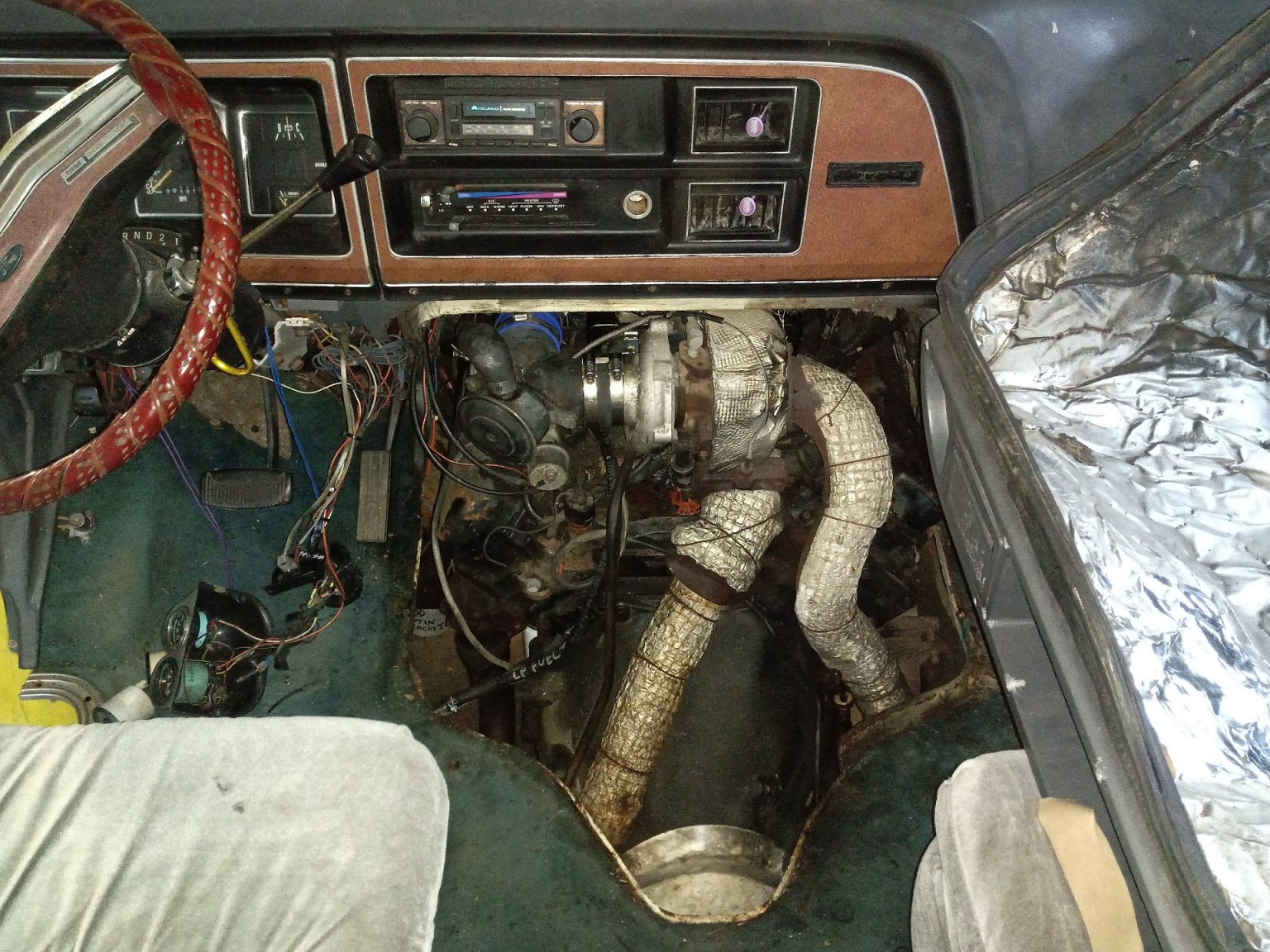 How I Twin-Turbocharged My Econoline Van's Tractor Engine Using Cheap ...