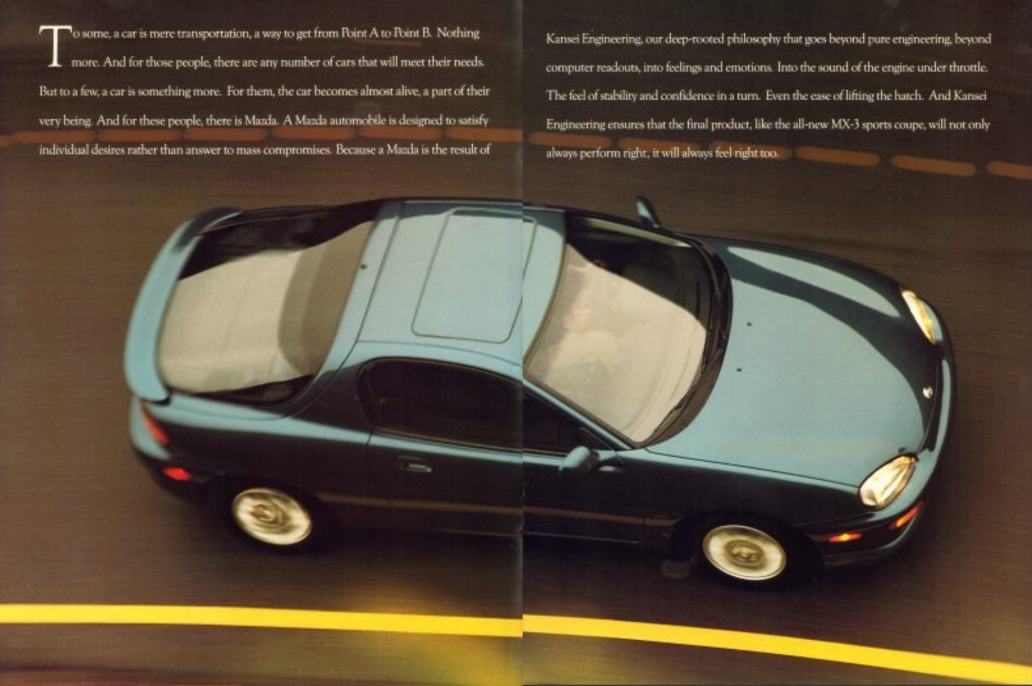 The Mazda MX-3 Was An Oddball Coupe With A V6 Engine Smaller Than Most ...