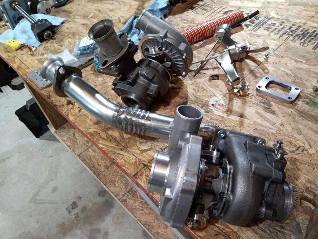 How I Twin-Turbocharged My Econoline Van's Tractor Engine Using Cheap ...