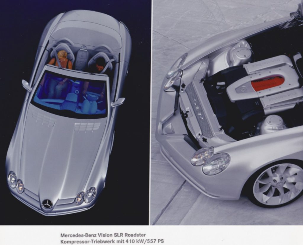 The Mercedes SLR McLaren's Badge Was Actually Part Of The Engine - The ...