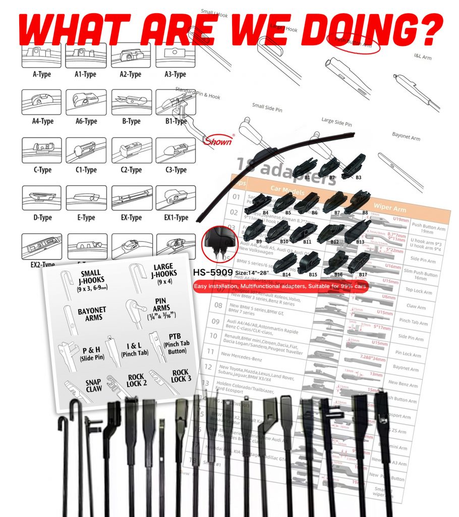 It’s Ridiculous How Many Kinds Of Wiper Blade Fittings Exist. Time To ...